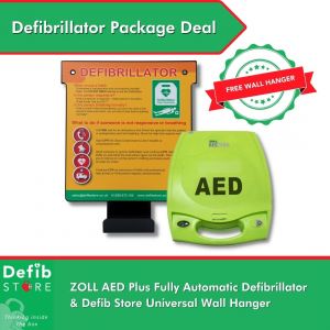 ZOLL AED Plus Fully Automatic Defibrillator & Defib Store Universal ...