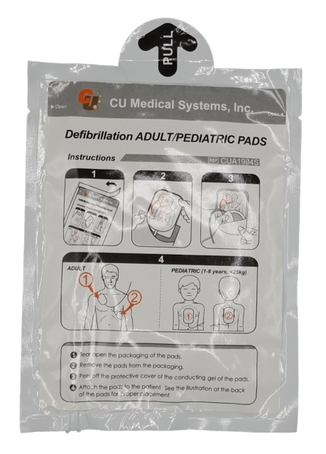iPAD SPR Adult/Child Electrode Pads for CU-SPR Defibrillator – Reliable ...
